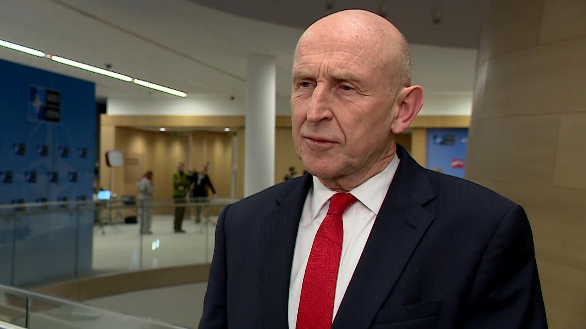 John Healey asked seven times if UK would spend more than 2.5% on defence - each time he stuck ...