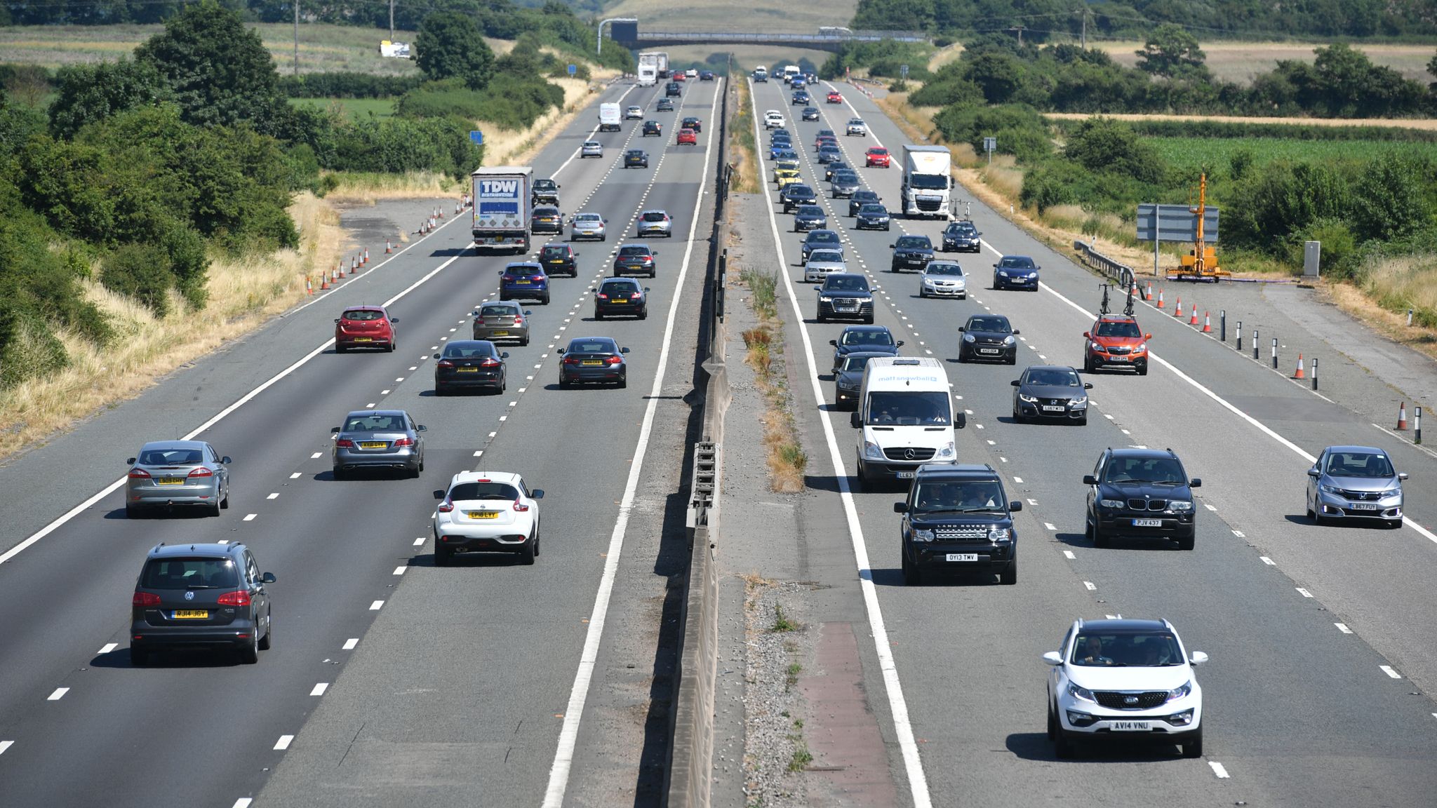 M4 and M48 closed after human remains found | UK News | Sky News