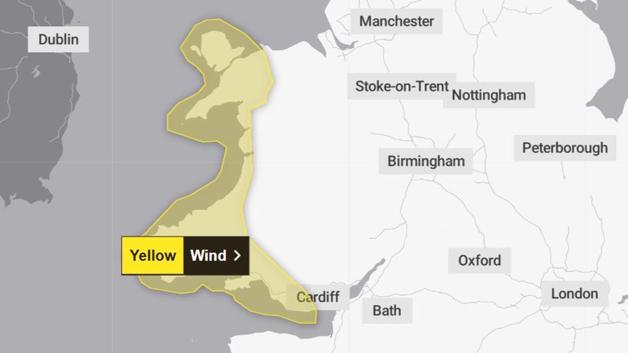 Parts of UK brace for 70mph gusts and heavy rain as weather warnings issued | UK News | Sky News
