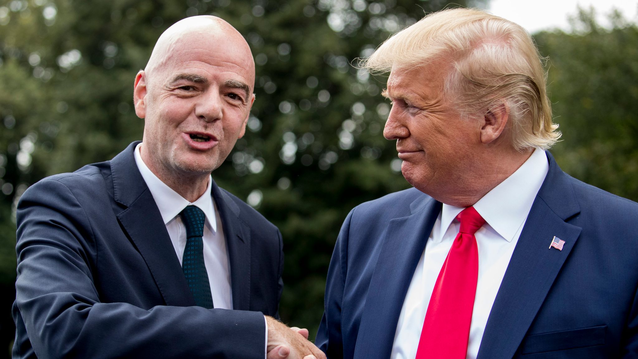 FIFA president Gianni Infantino defends 'critical' alliance with Donald Trump | World News | Sky ...