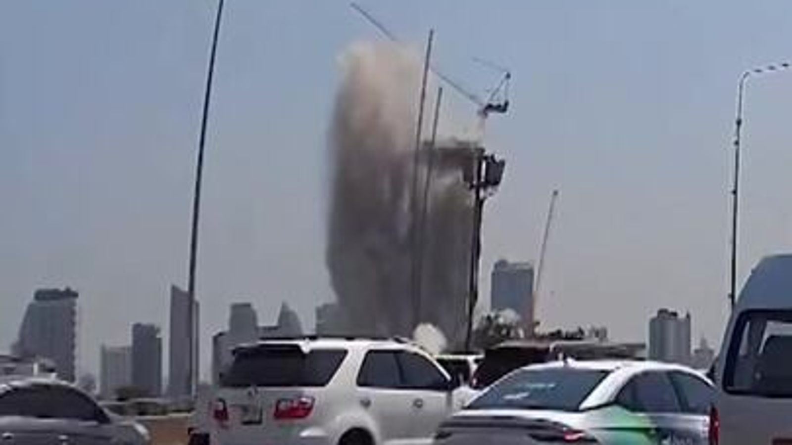 Watch: Moment 34-storey building collapses in Bangkok after earthquake ...