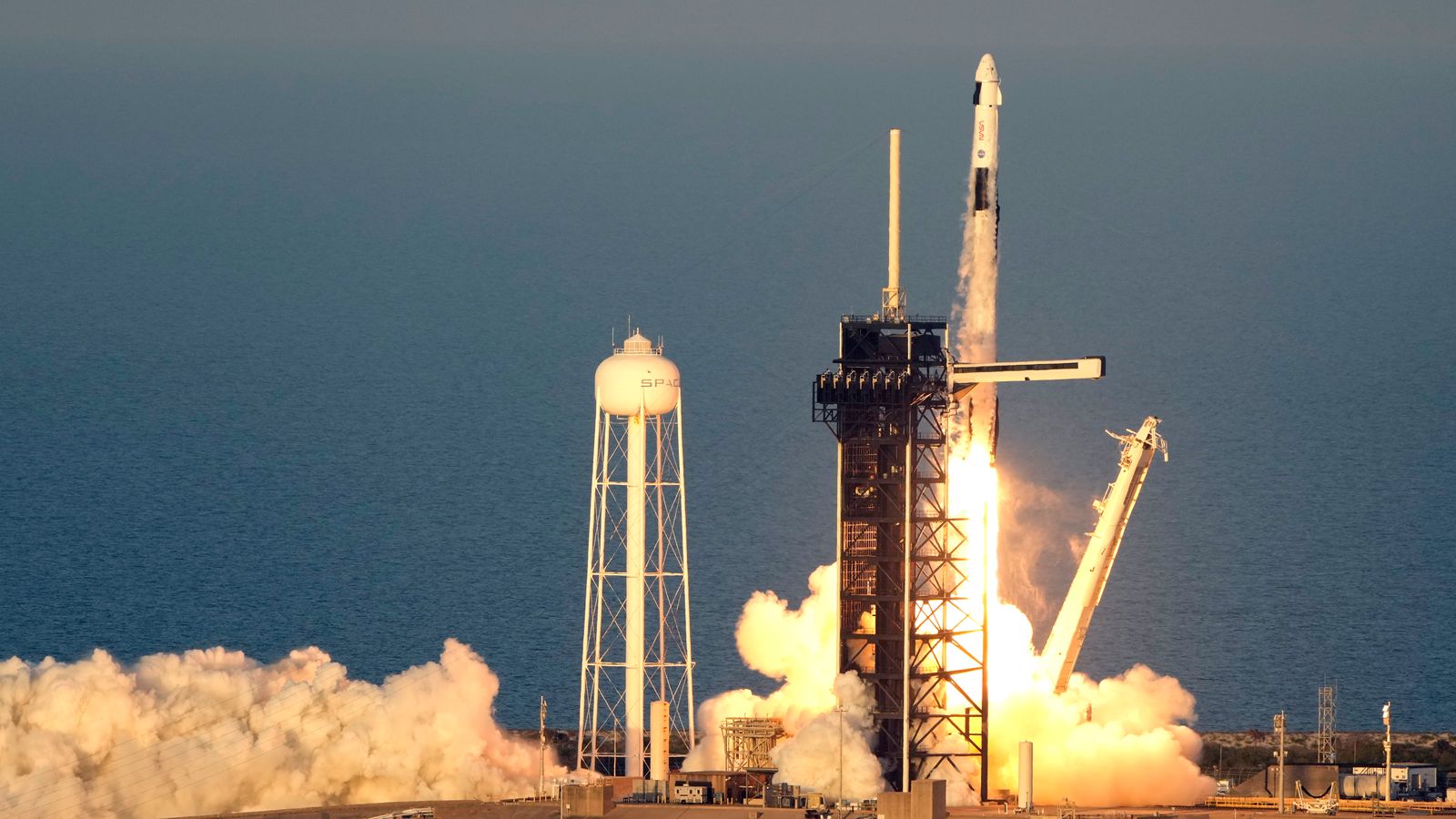 SpaceX rocket finally launches to bring back two stranded NASA astronauts | World News | Sky News