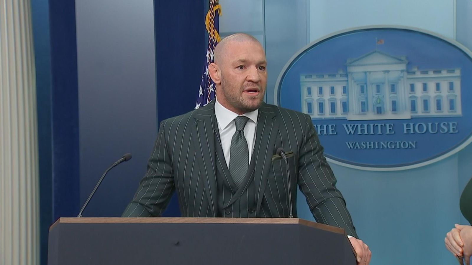 Conor McGregor speaks at White House ahead of Trump meeting | US News ...