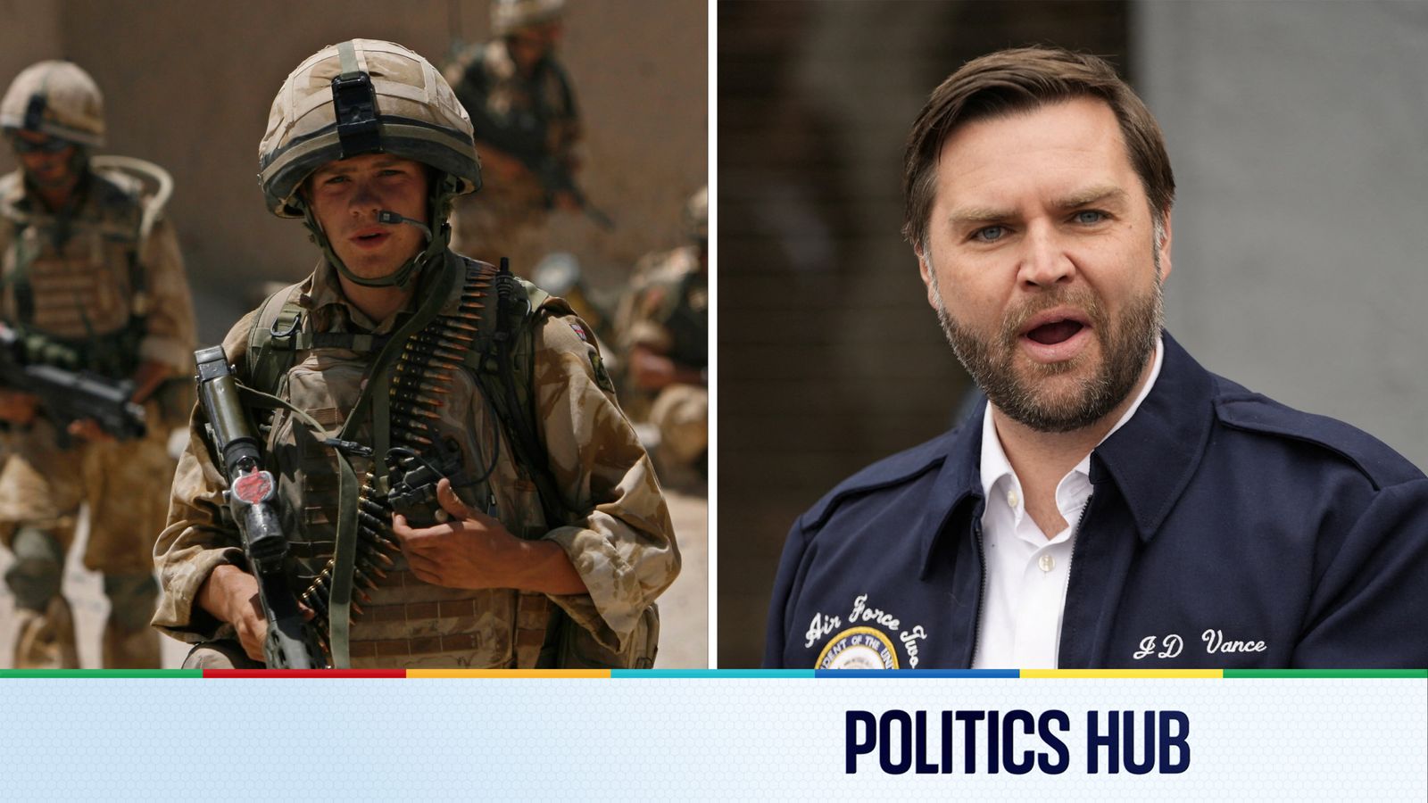 Politics latest: JD Vance hits back in British troops row - but ...