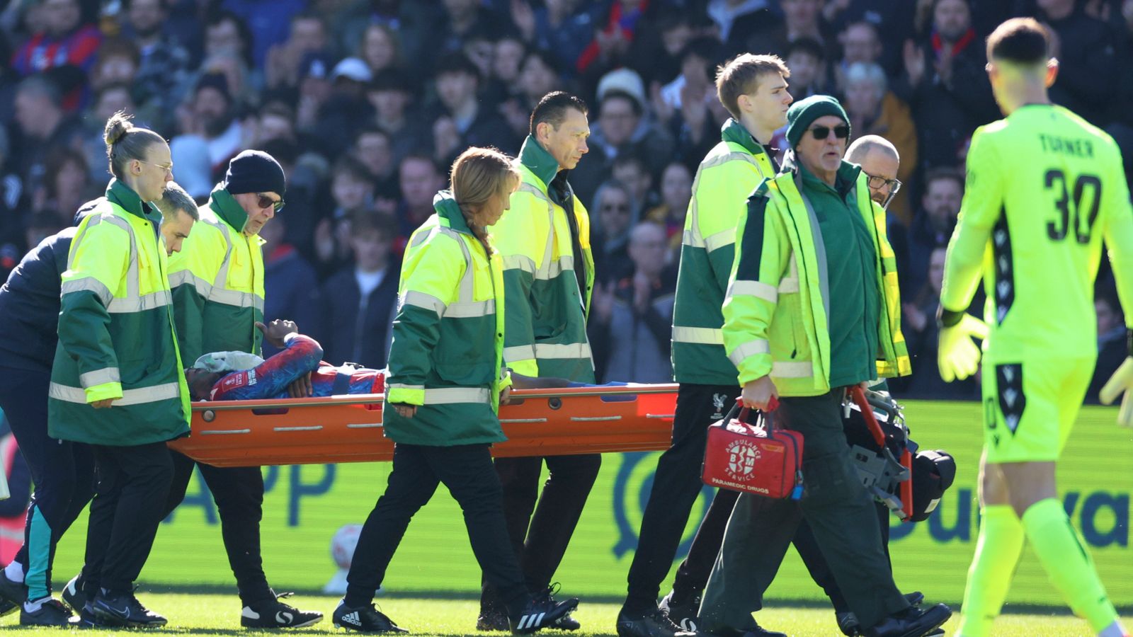 Premier League star Mateta receives 25 stitches after FA Cup challenge ...