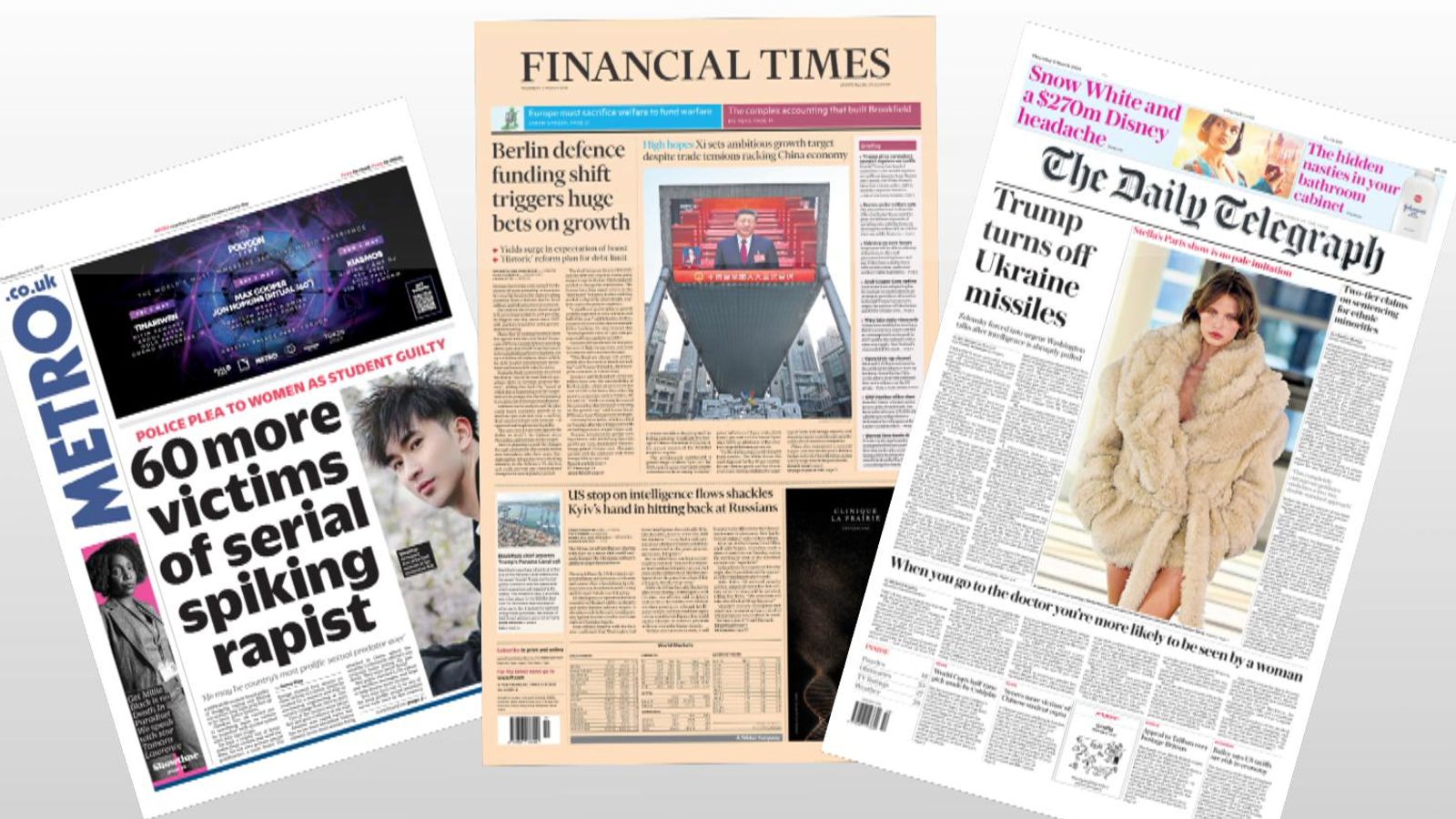 Press Preview: Thursday's front pages | News UK Video News | Sky News