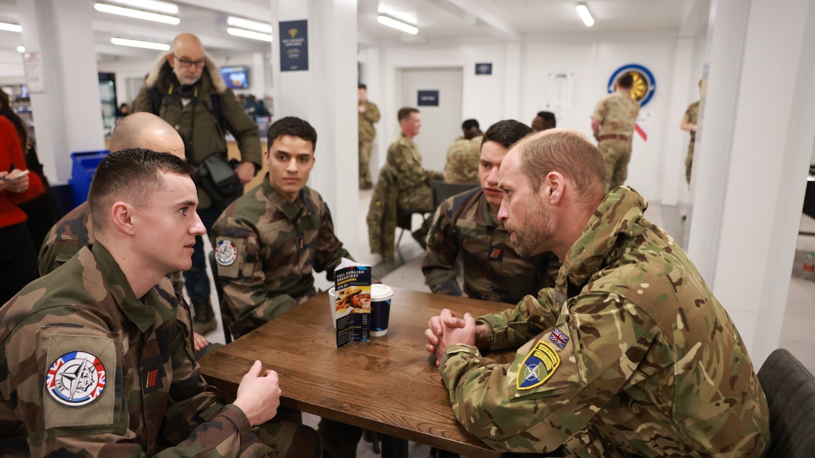 Prince William joins British troops in Challenger 2 tank on visit to ...