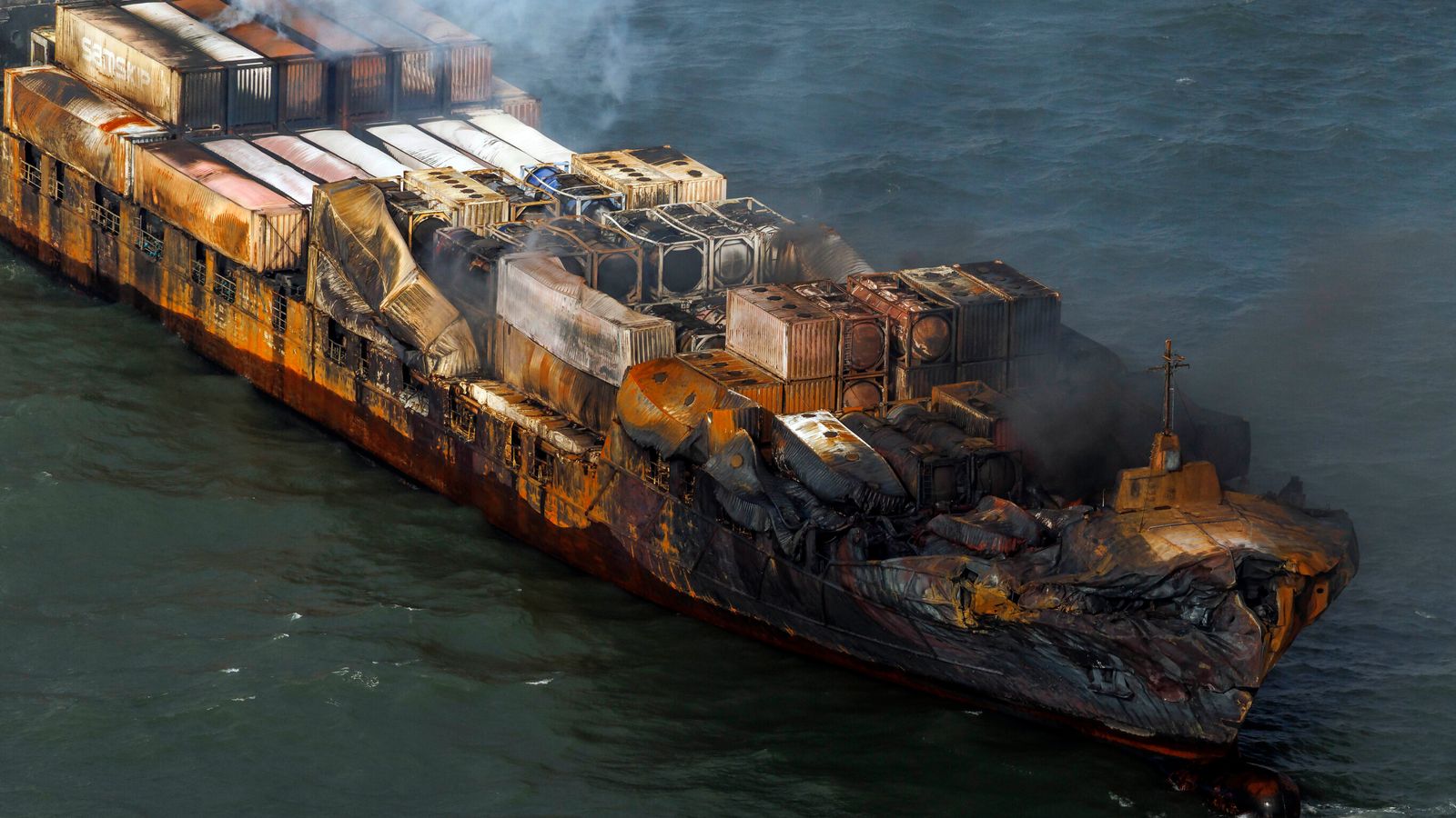 Captain of the container ship involved in the North Sea crash is a ...