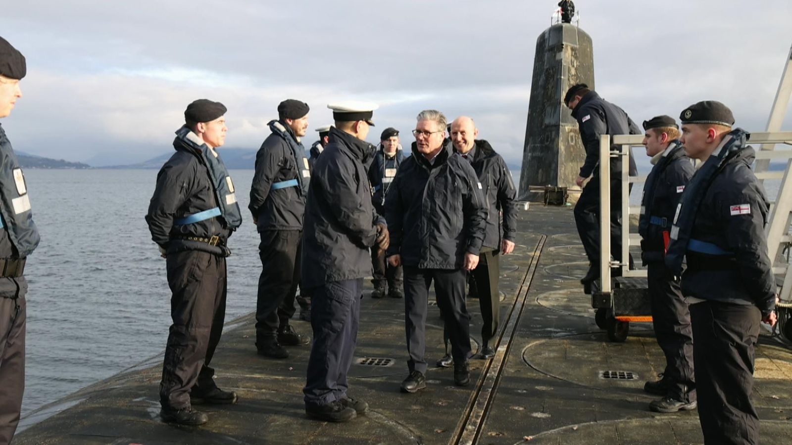 Sir Keir Starmer boards nuclear-armed submarine in rare display | UK ...