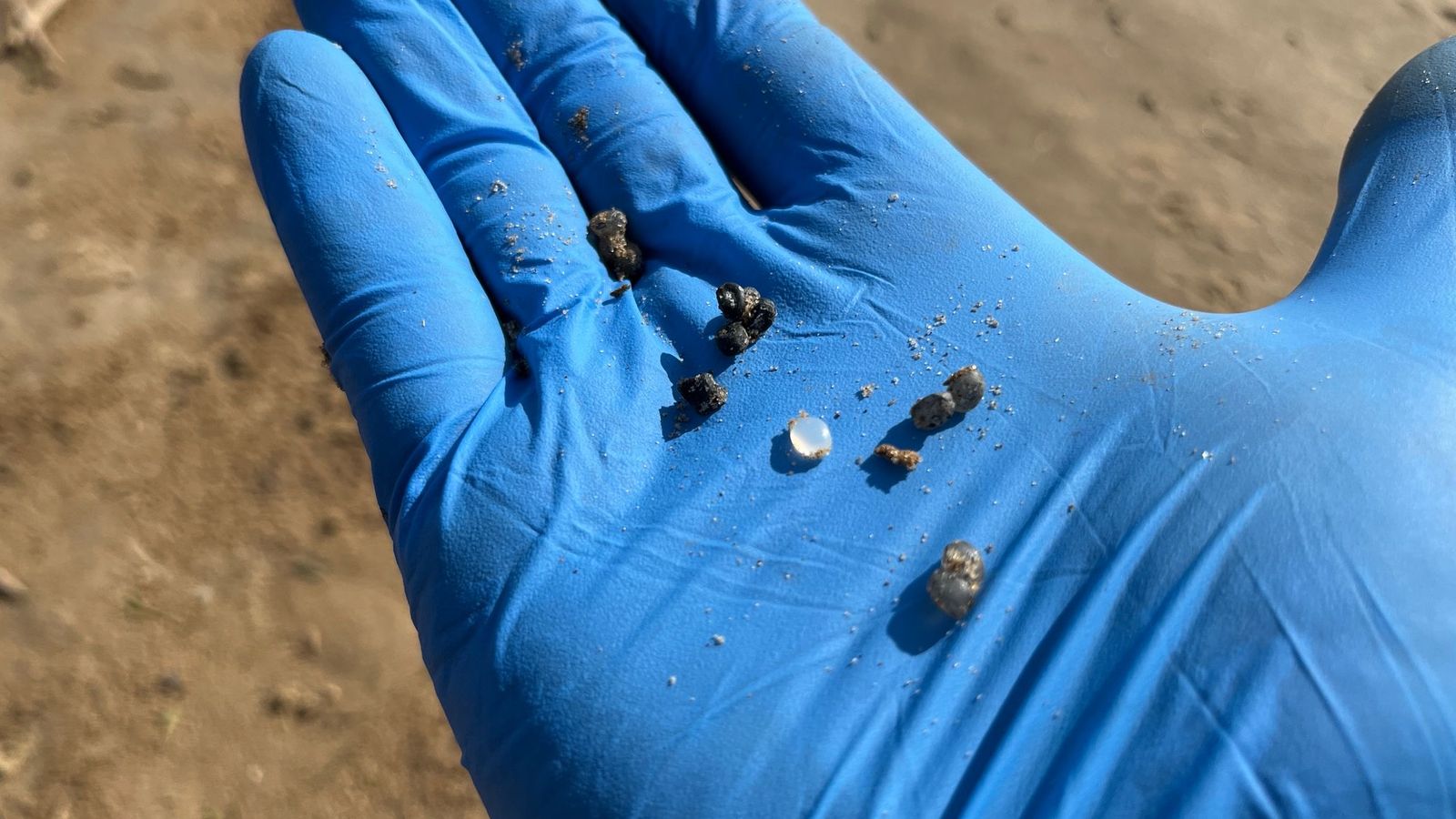Race to clean up billions of plastic 'nurdles' that washed up in UK ...
