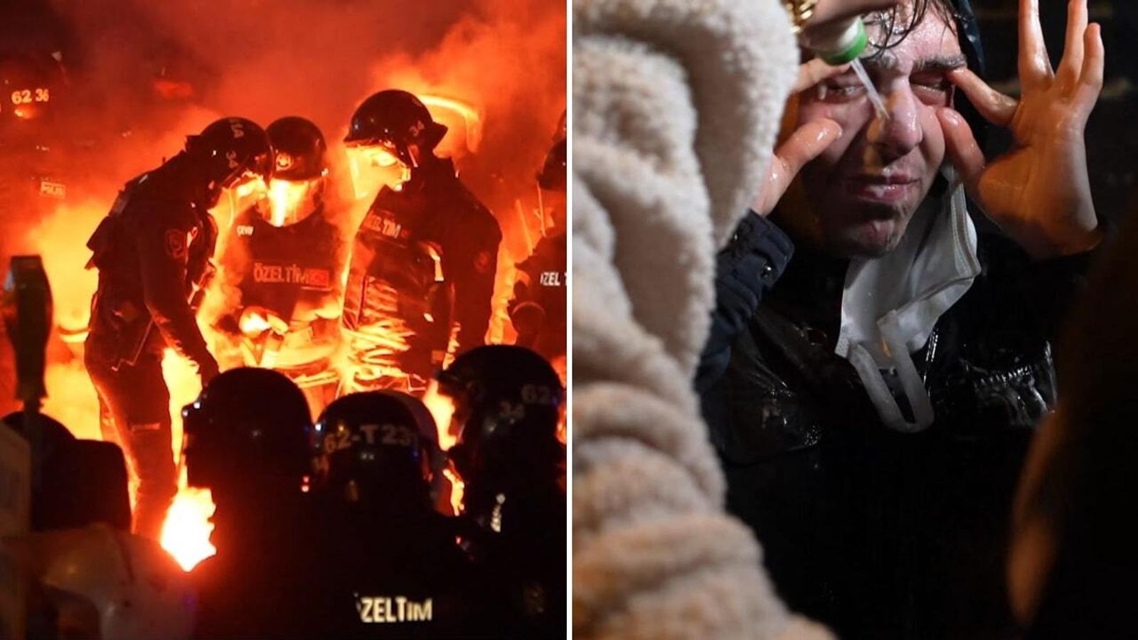 Hundreds of protesters detained during demonstrations in Turkey | World ...