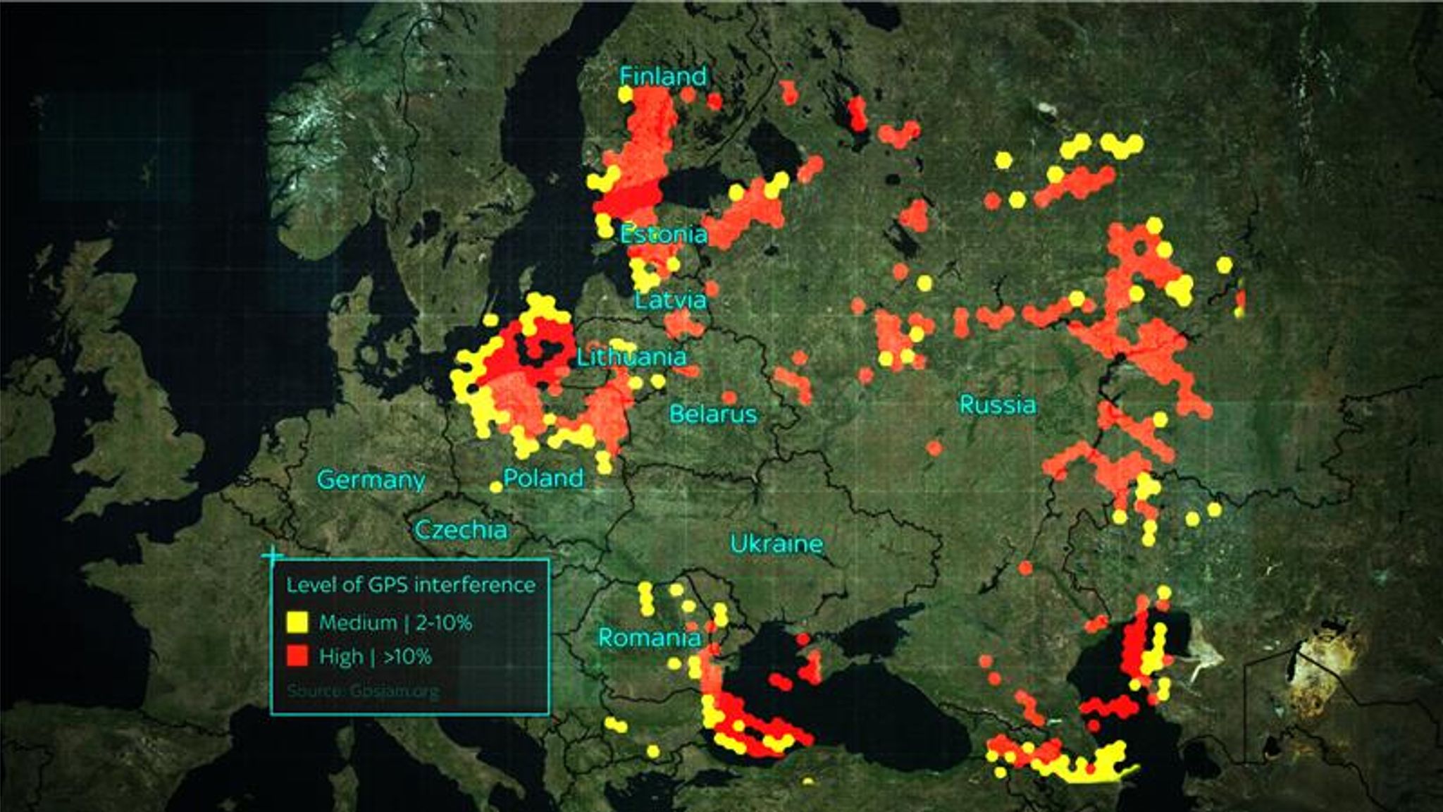 The questions raised by alleged GPS jamming of EU chief's flight | World News | Sky News