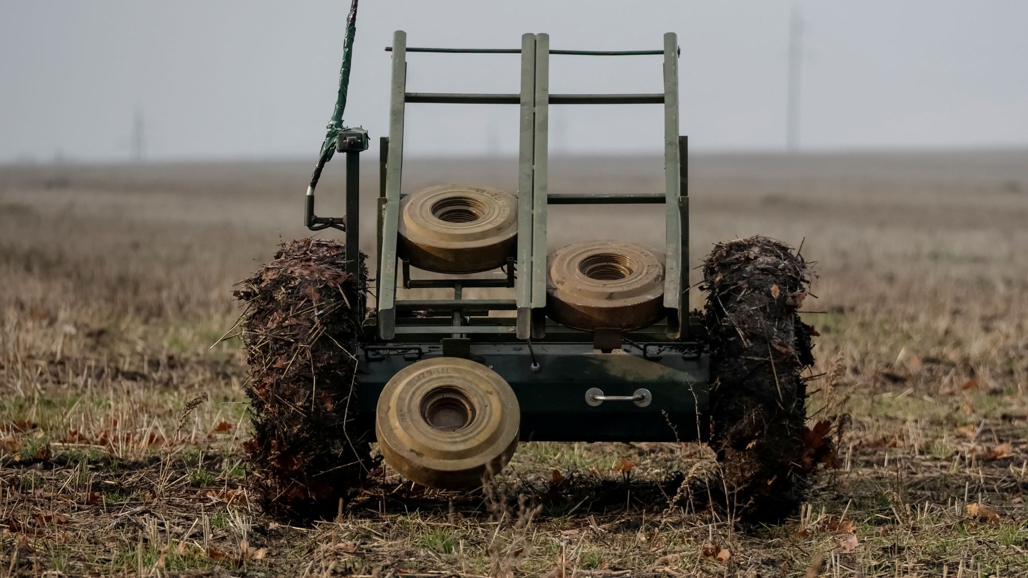'New reality' of landmine use in Europe | Politics News | Sky News