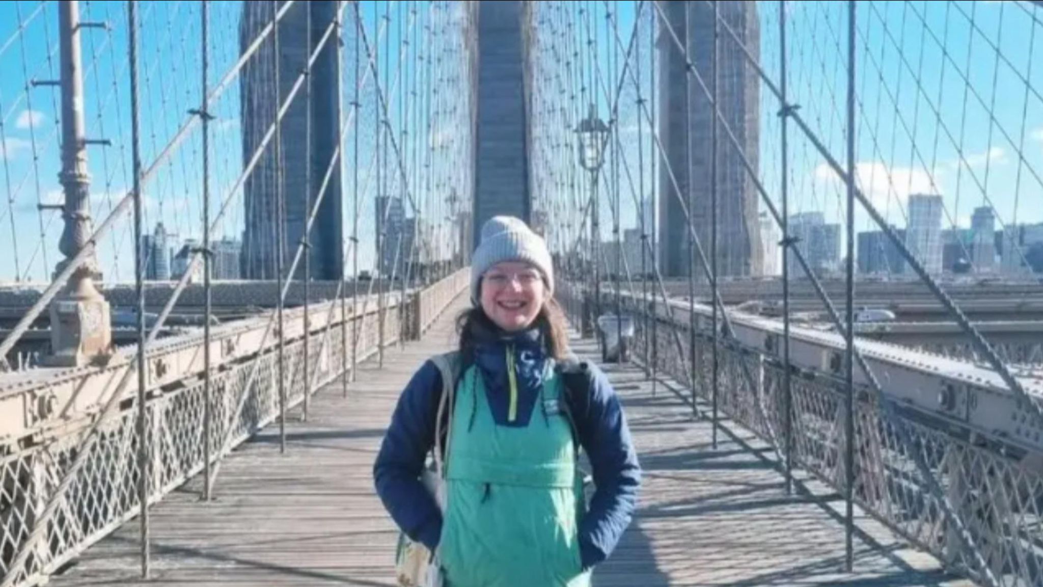 Rebecca Burke: Father of British backpacker being held in US says her 'life-changing trip has ...