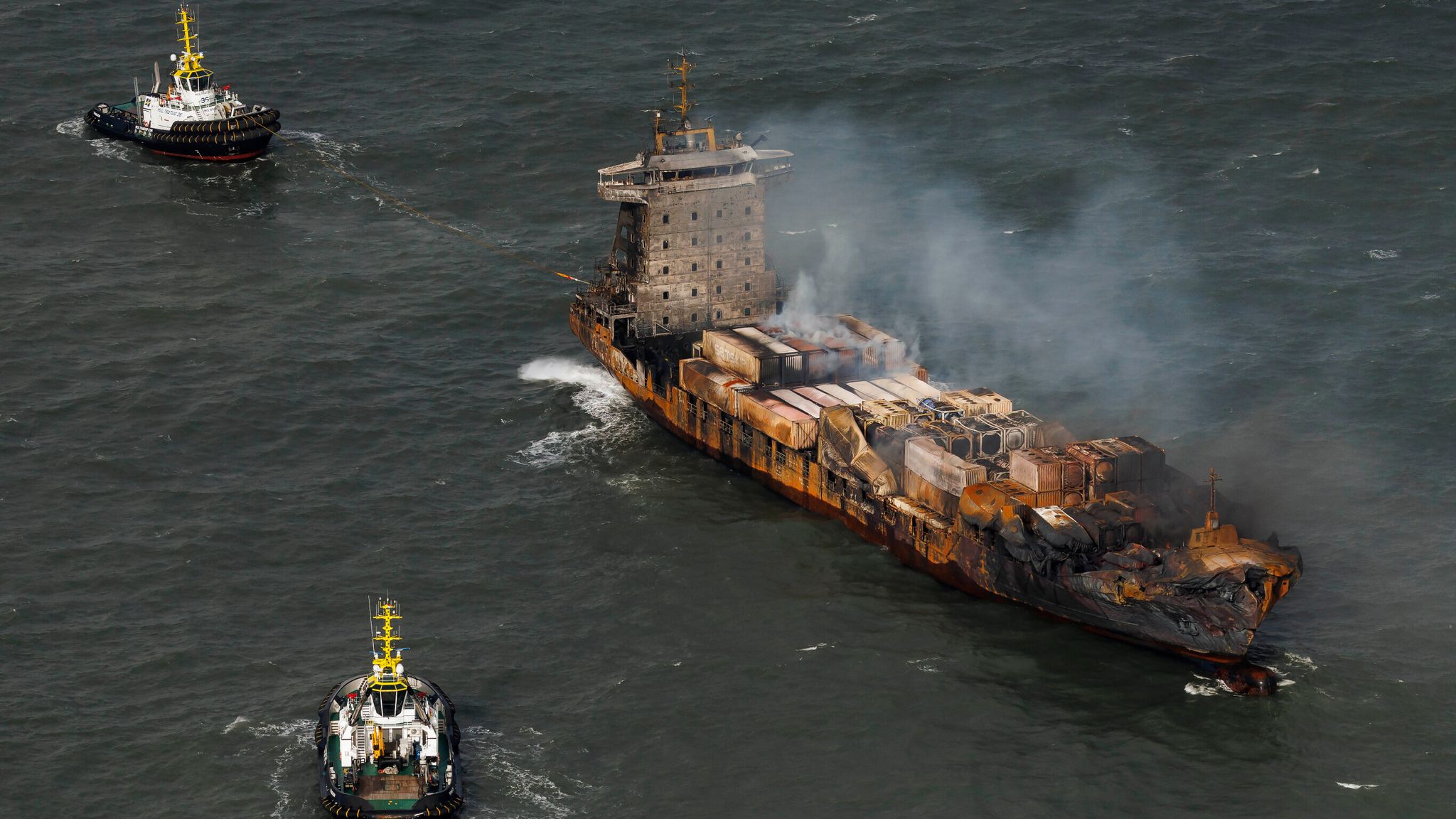 Why did the ships crash in the North Sea? What tracking data and ...