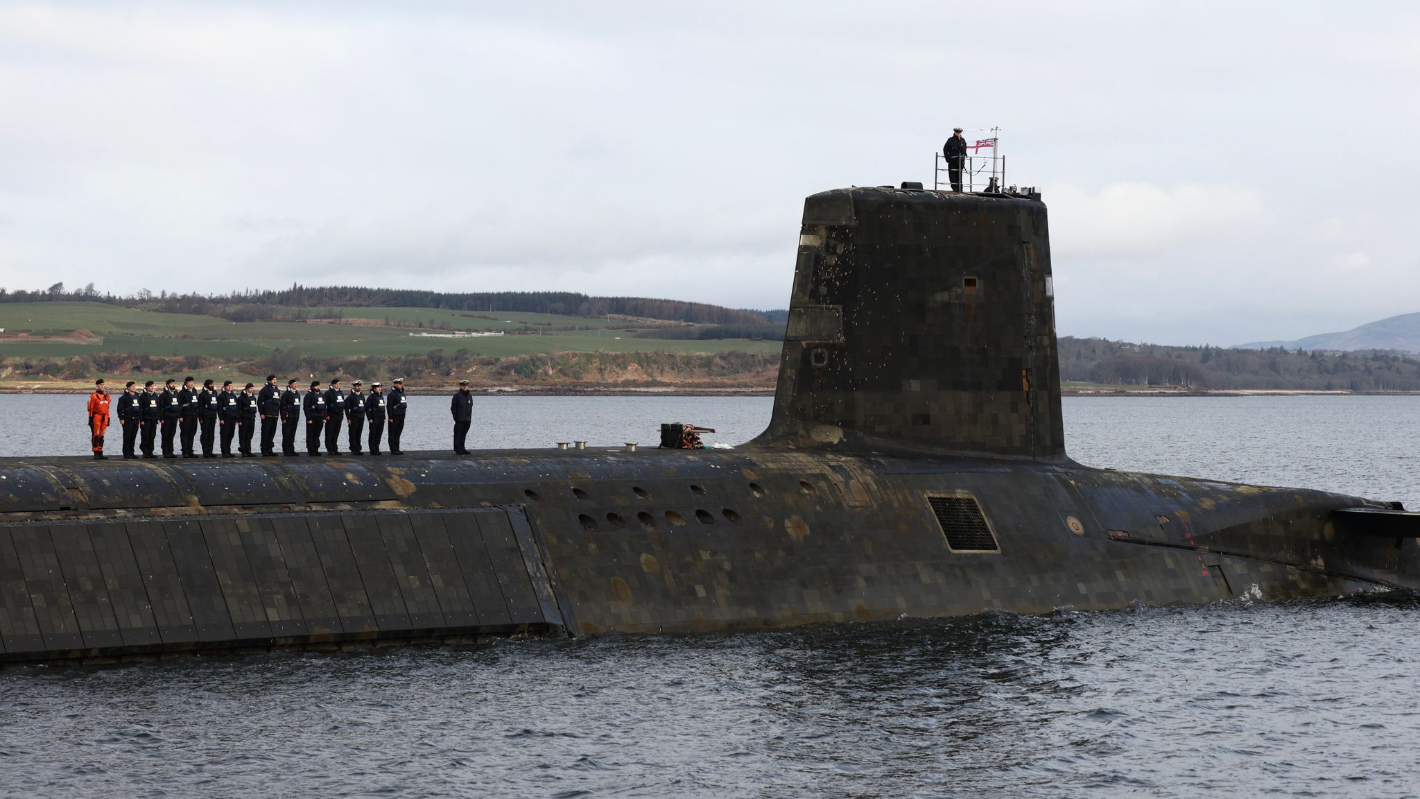 PM makes rare visit to nuclear-armed submarine to show UK's strength ...