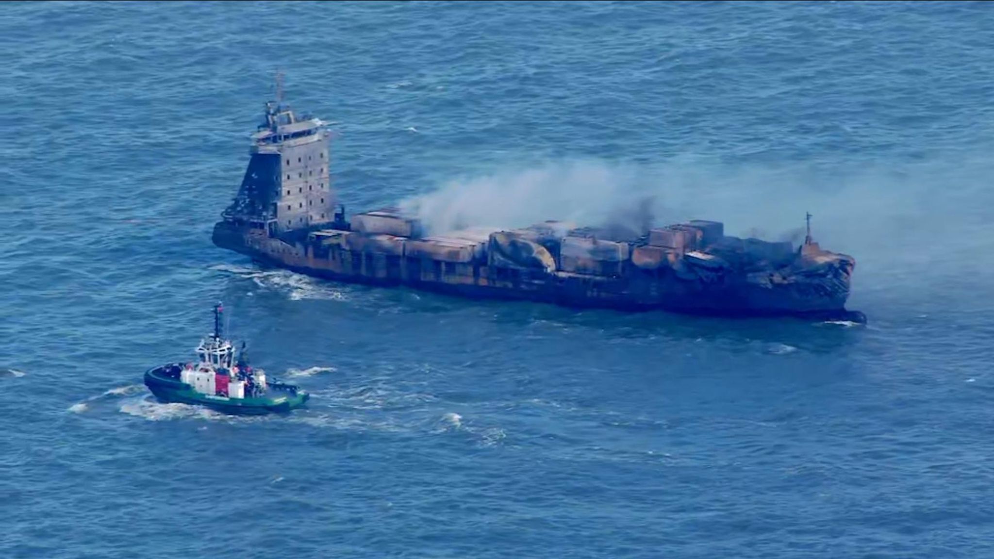 Man arrested on suspicion of manslaughter over North Sea ship collision ...