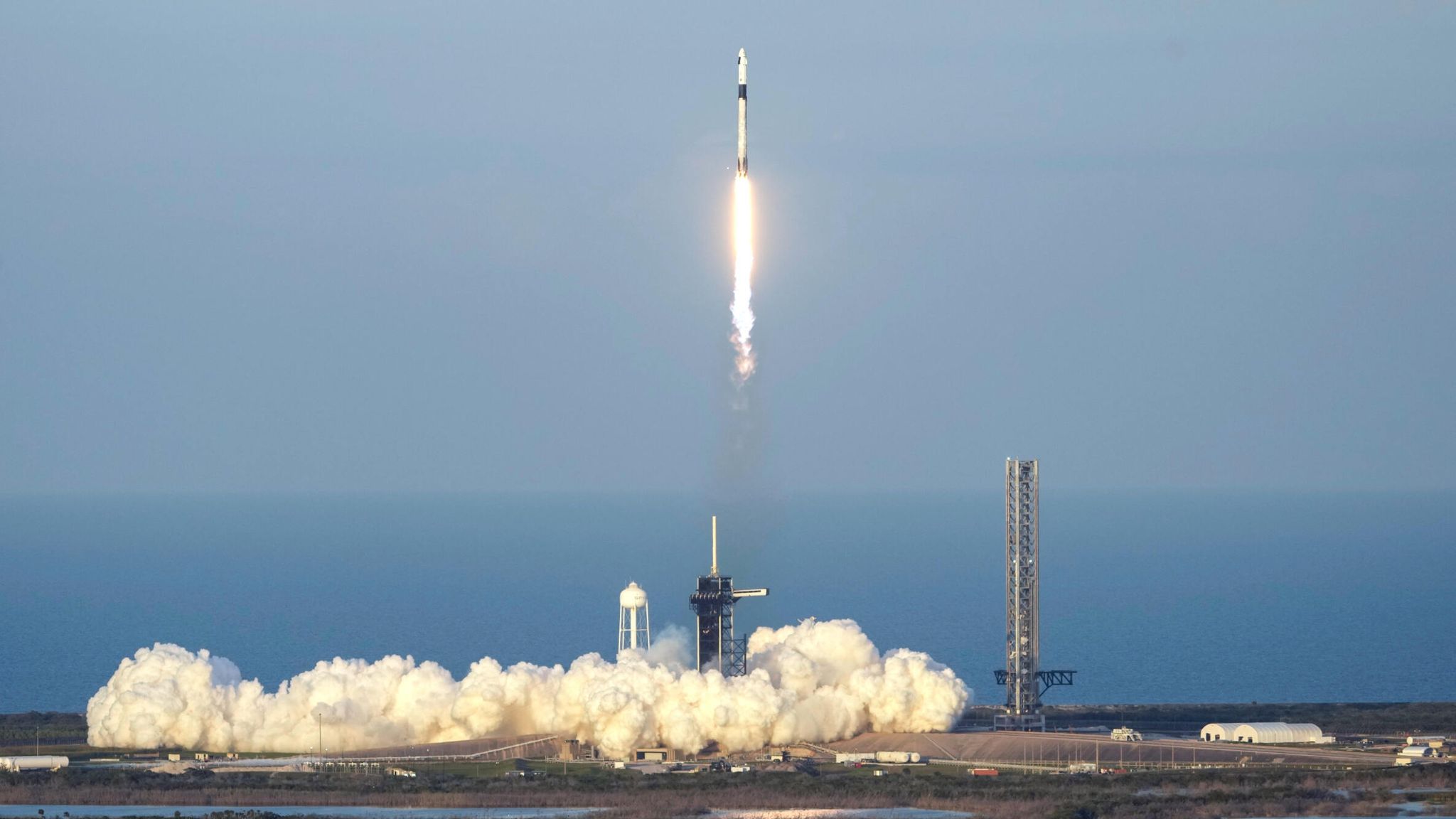 Rocket with replacement crew for NASA astronauts stranded for nine months finally launches ...