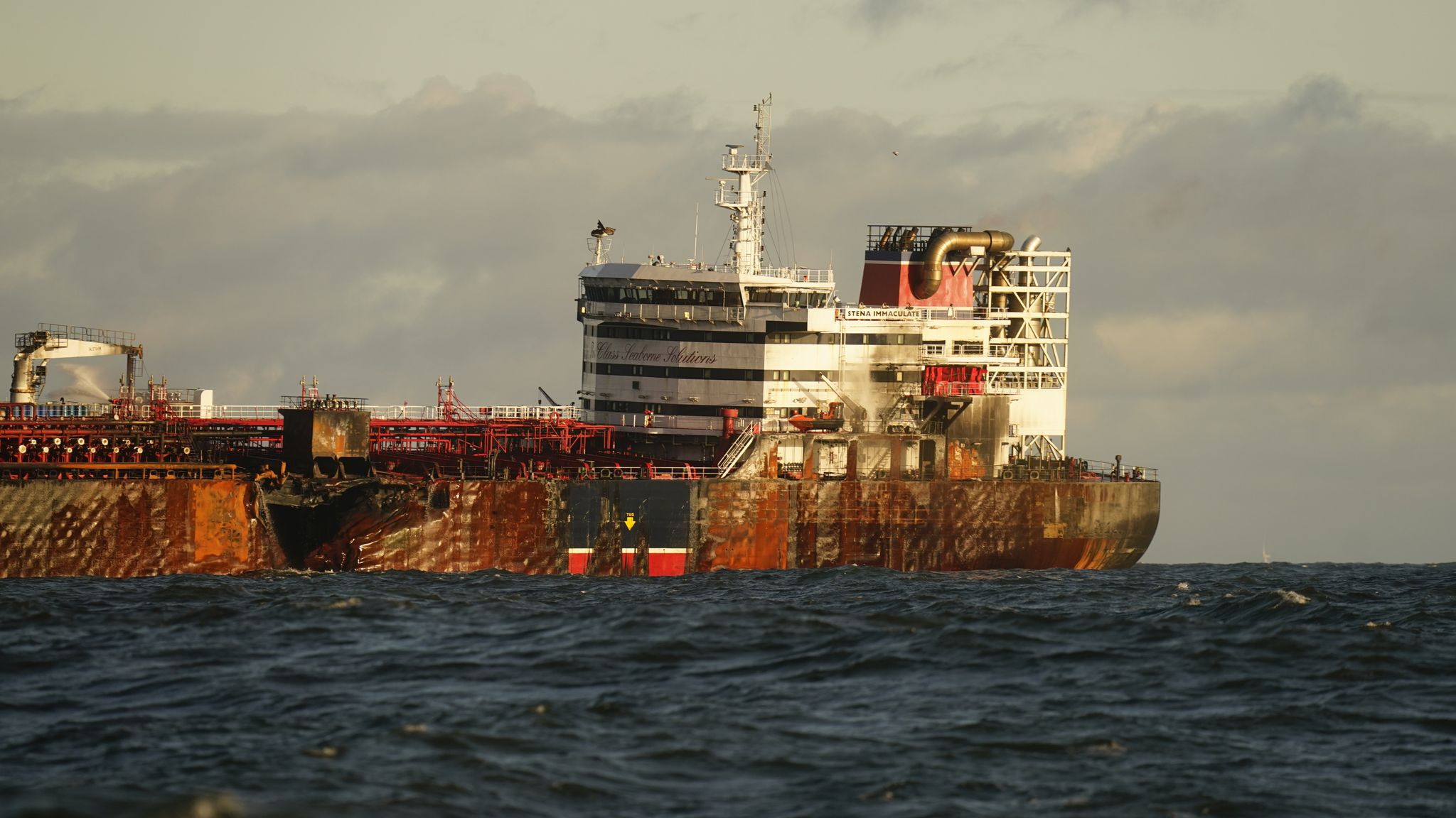 Russian captain of ship in North Sea crash charged with gross ...