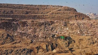 Ghazipur landfill: The 70-acre 'garbage mountain of Delhi' - where ...