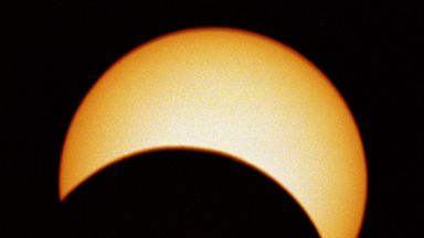 Watch today's partial solar eclipse | UK News | Sky News