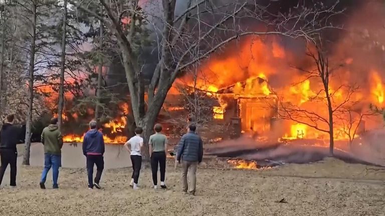 Small plane crashes into Minnesota home | US News | Sky News Small plane crashes into Minnesota home | US News | Sky News