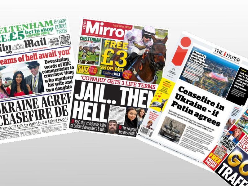 Newspapers Today Uk Monday's National Newspaper Front Pages | UK News