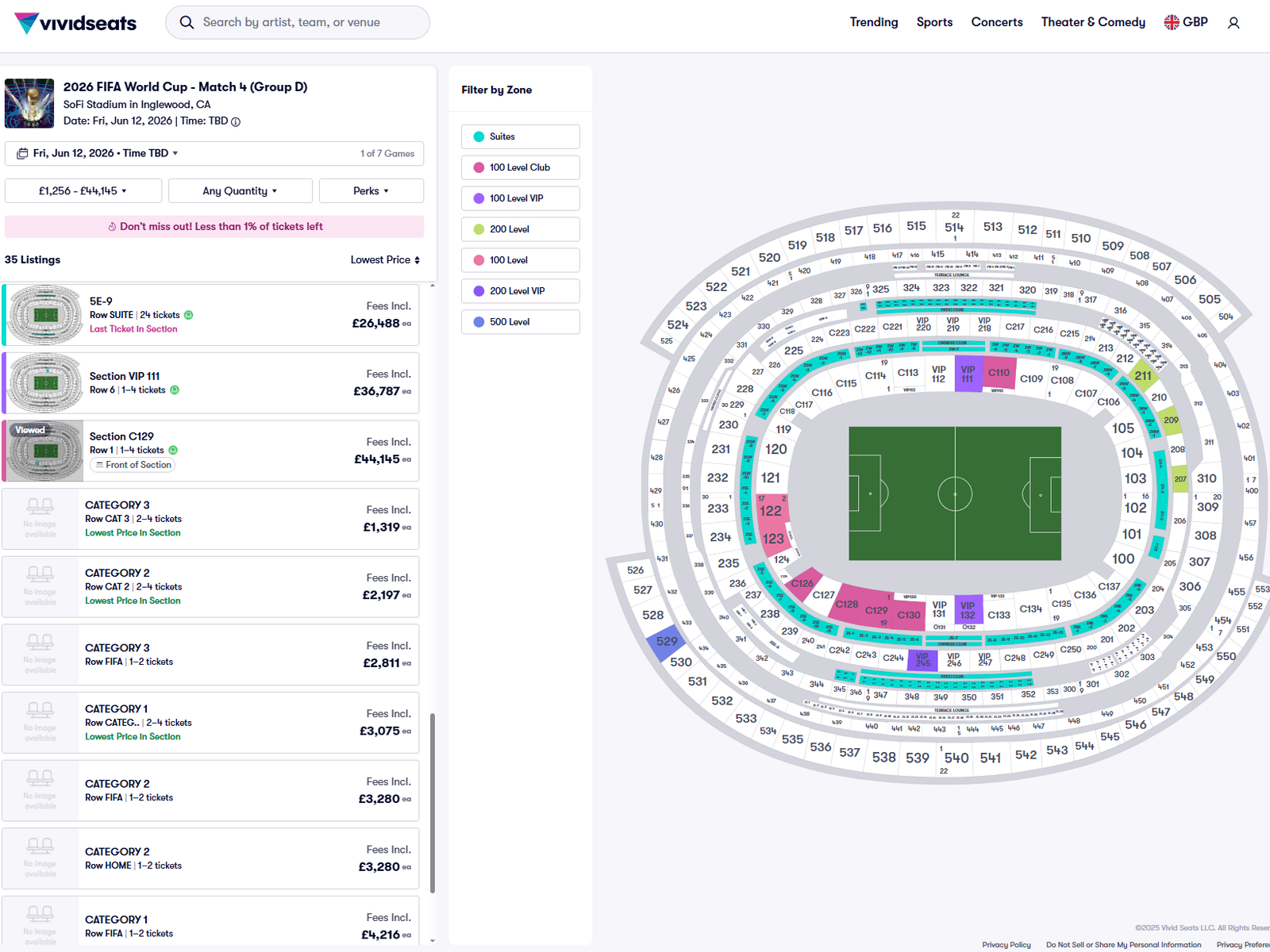 FIFA issues warning after Sky News finds 2026 World Cup tickets on sale for up to £46,000 ...