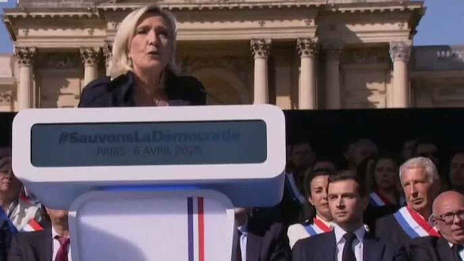 Marine Le Pen speaks about Martin Luther King Jr at a National Rally ...