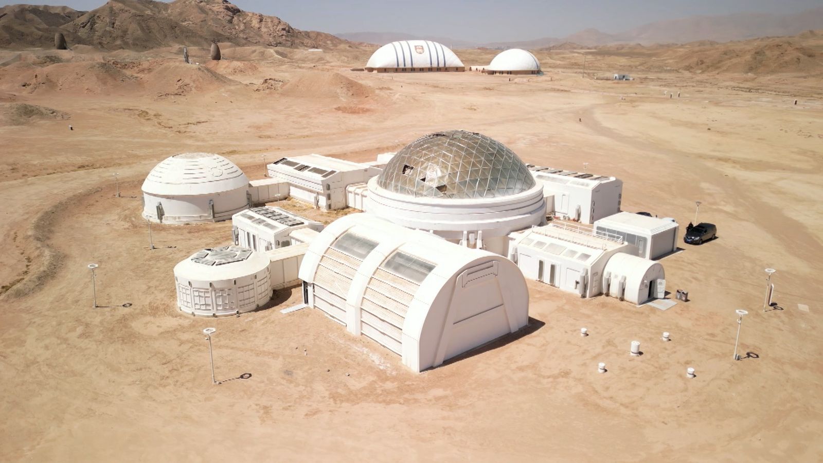 Sky News takes a look inside China's Mars simulation space base ahead ...