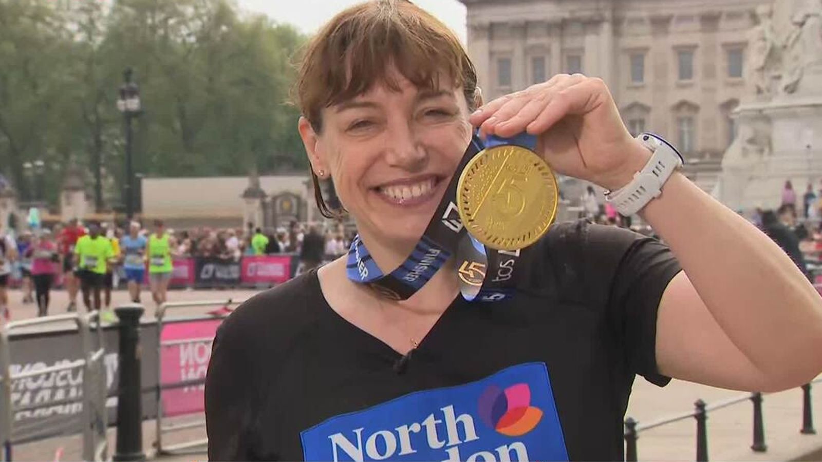 Beth Rigby runs London marathon saying 'I was running for my good ...