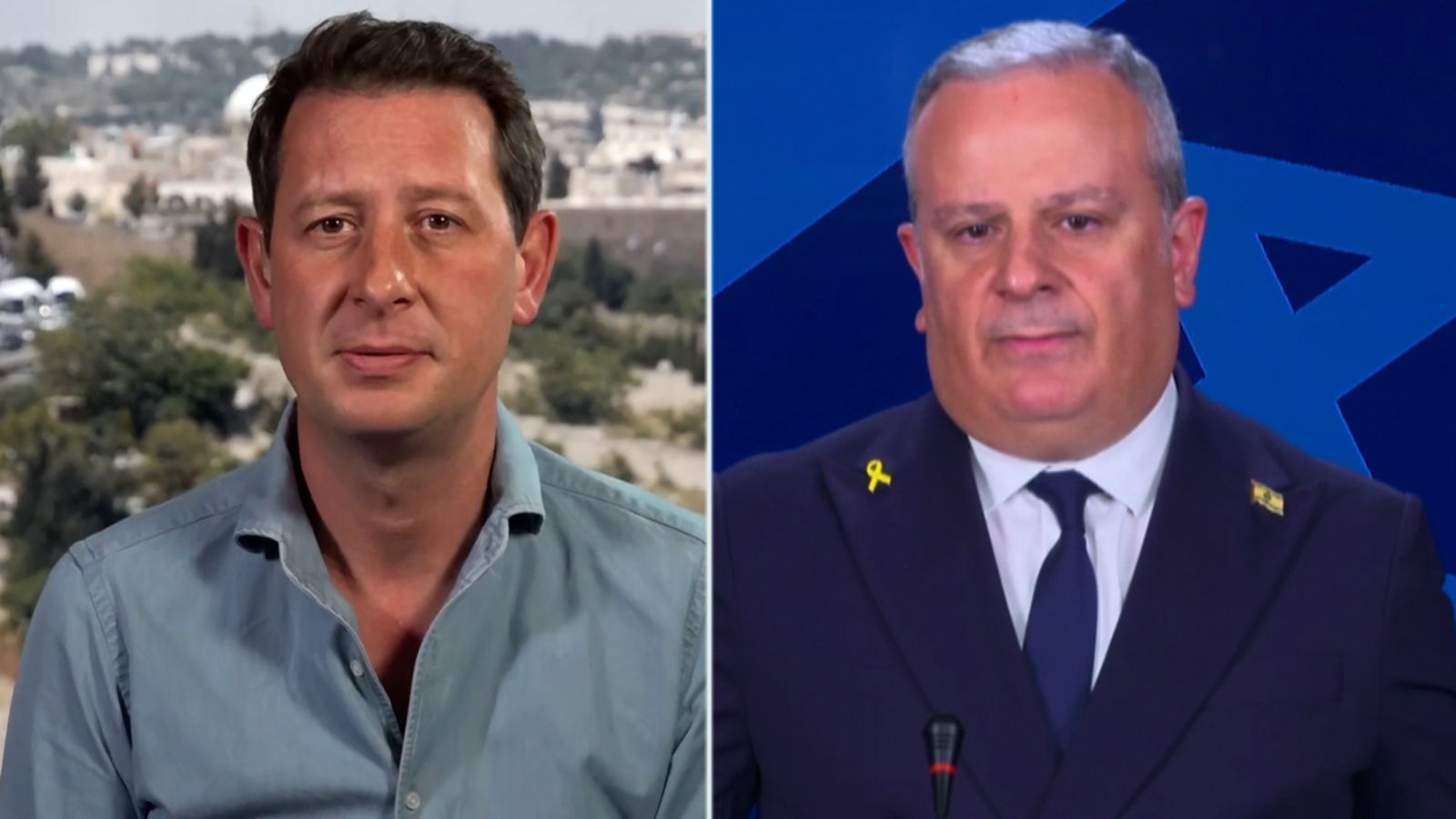 Sky’s Alistair Bunkall challenges Israeli spokesperson over Gaza medic death claims after ...