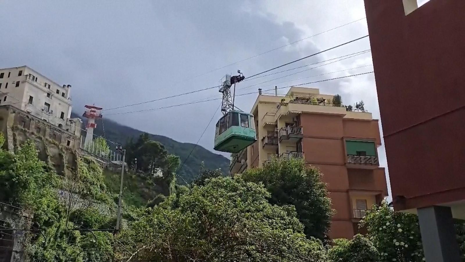Naples: Cable car crash leaves four dead | News UK Video News | Sky News