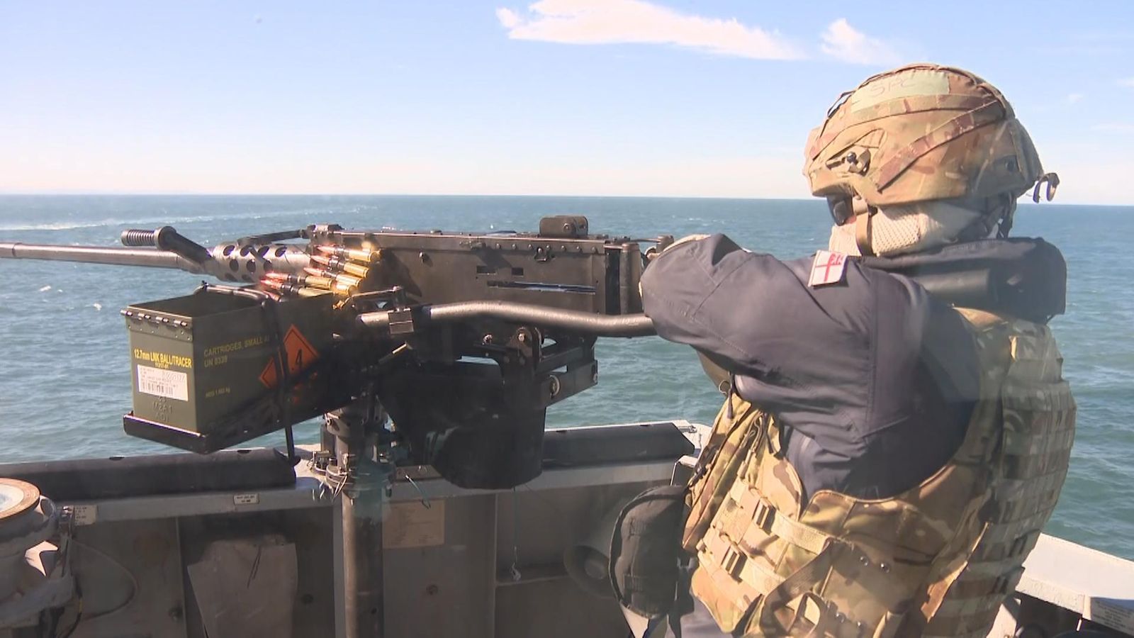 Royal Navy warship takes out air and sea drones in 'realistic' exercise ...