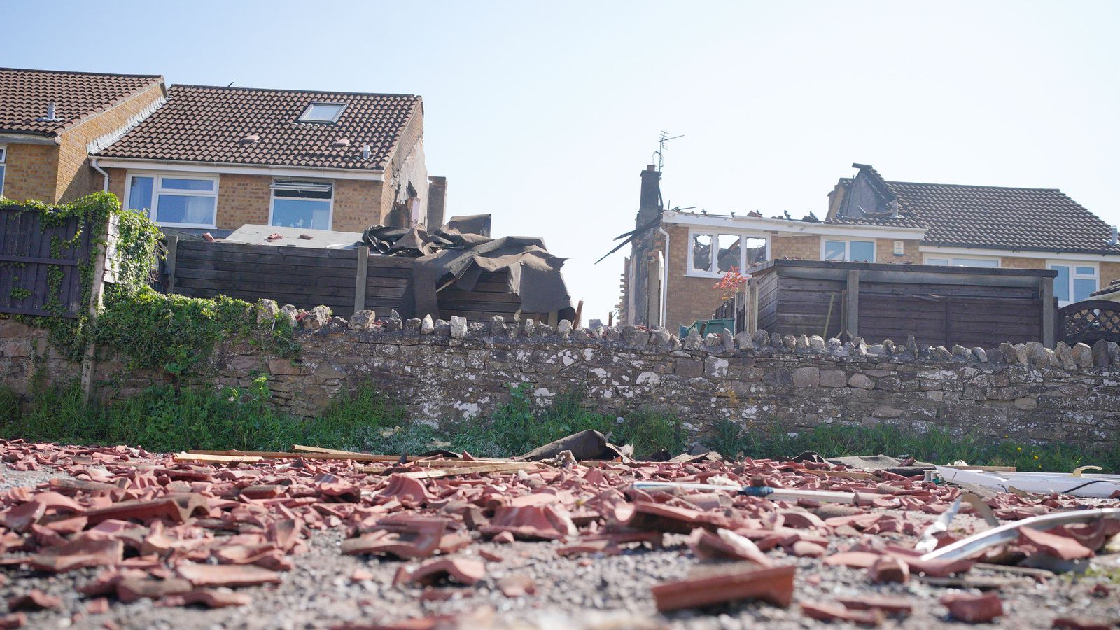 House destroyed after explosion in Yate | UK News | Sky News