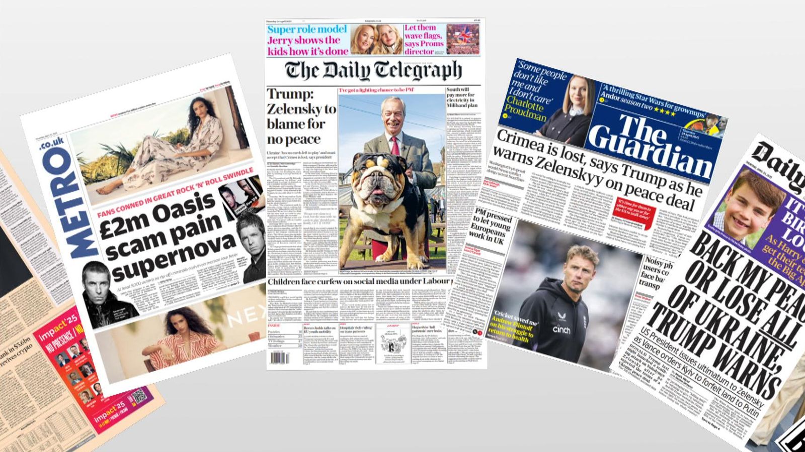 Thursday's national newspaper front pages | UK News | Sky News