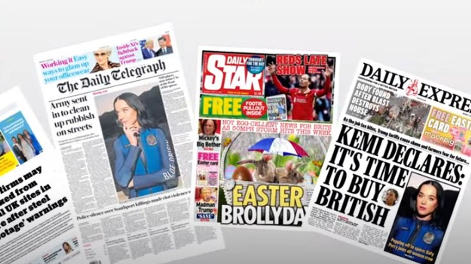 Monday's national newspaper front pages | UK News | Sky News