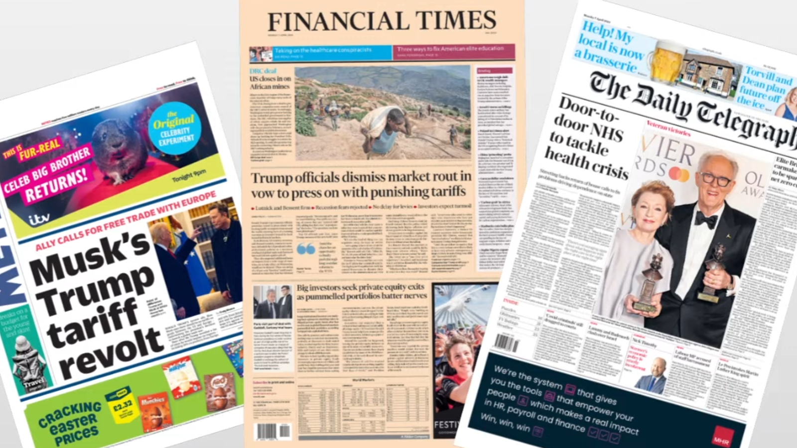 Monday's national newspaper front pages | UK News | Sky News