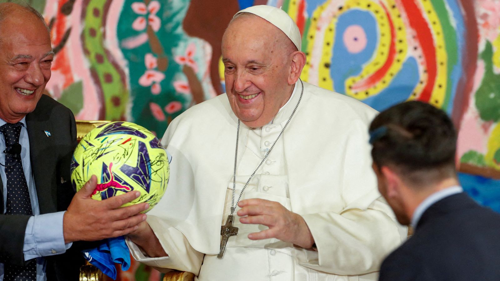 Death of football-loving Pope comes as president of club he supported ...