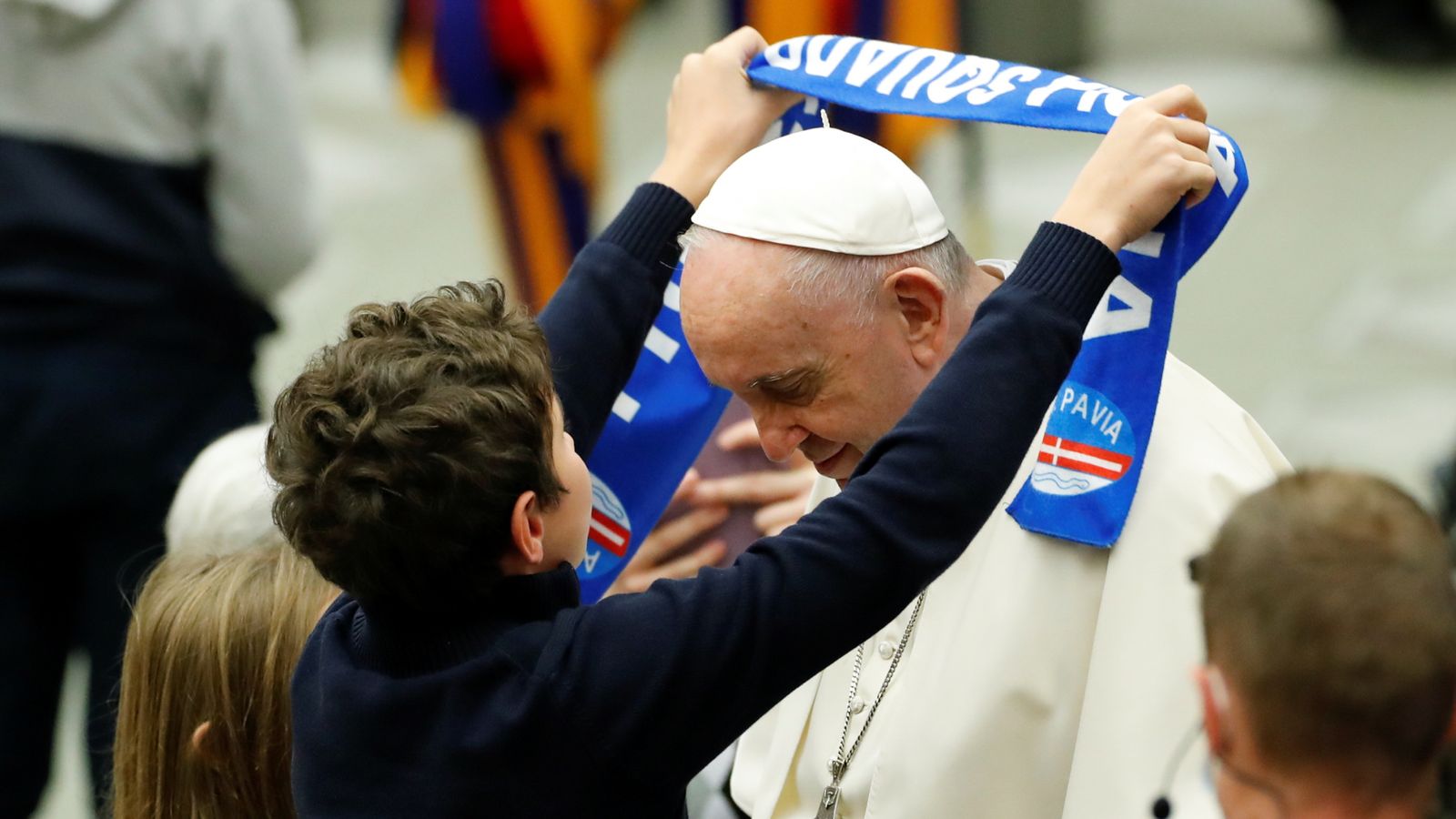 Death of football-loving Pope comes as president of club he supported ...
