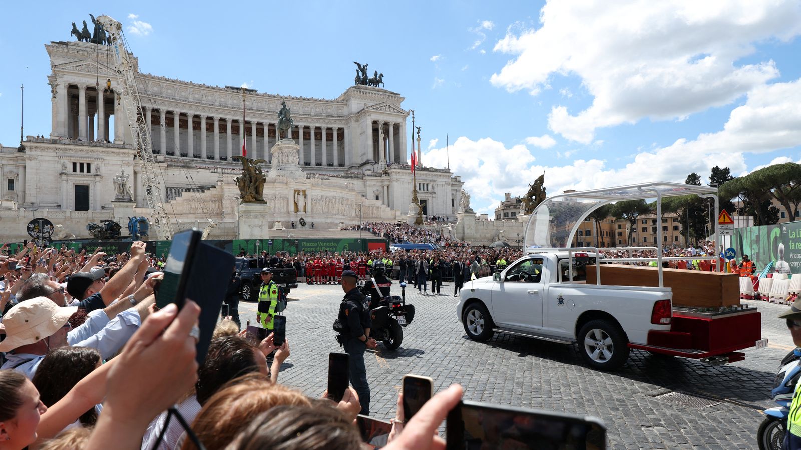 The Pope's funeral: In pictures | World News | Sky News