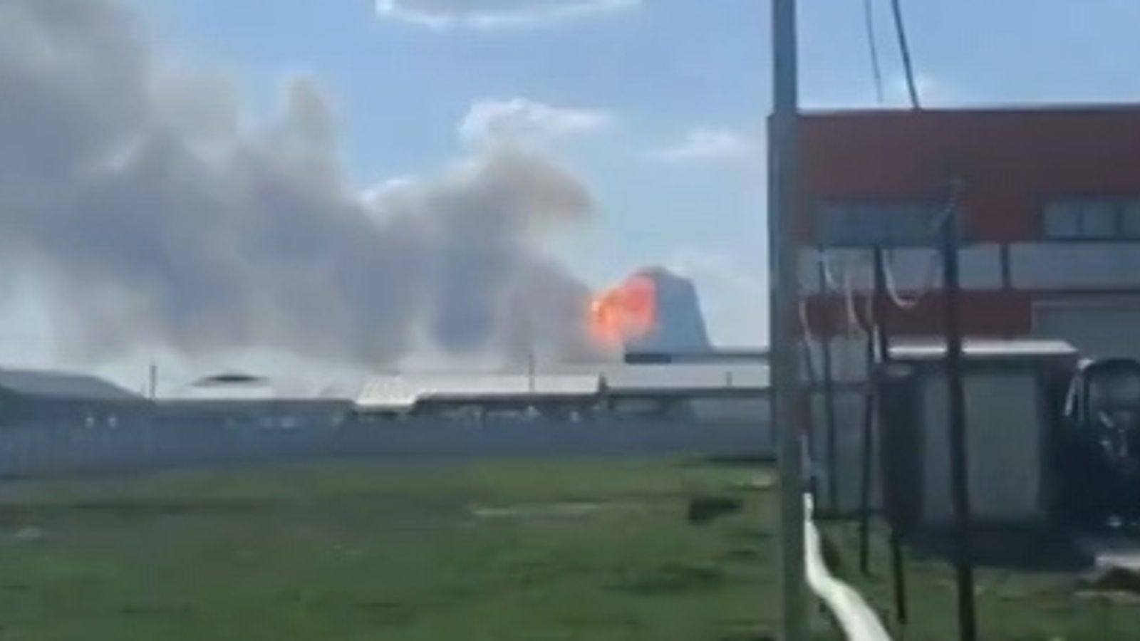 Explosions seen at Russian ammunition depot near Moscow | World News ...