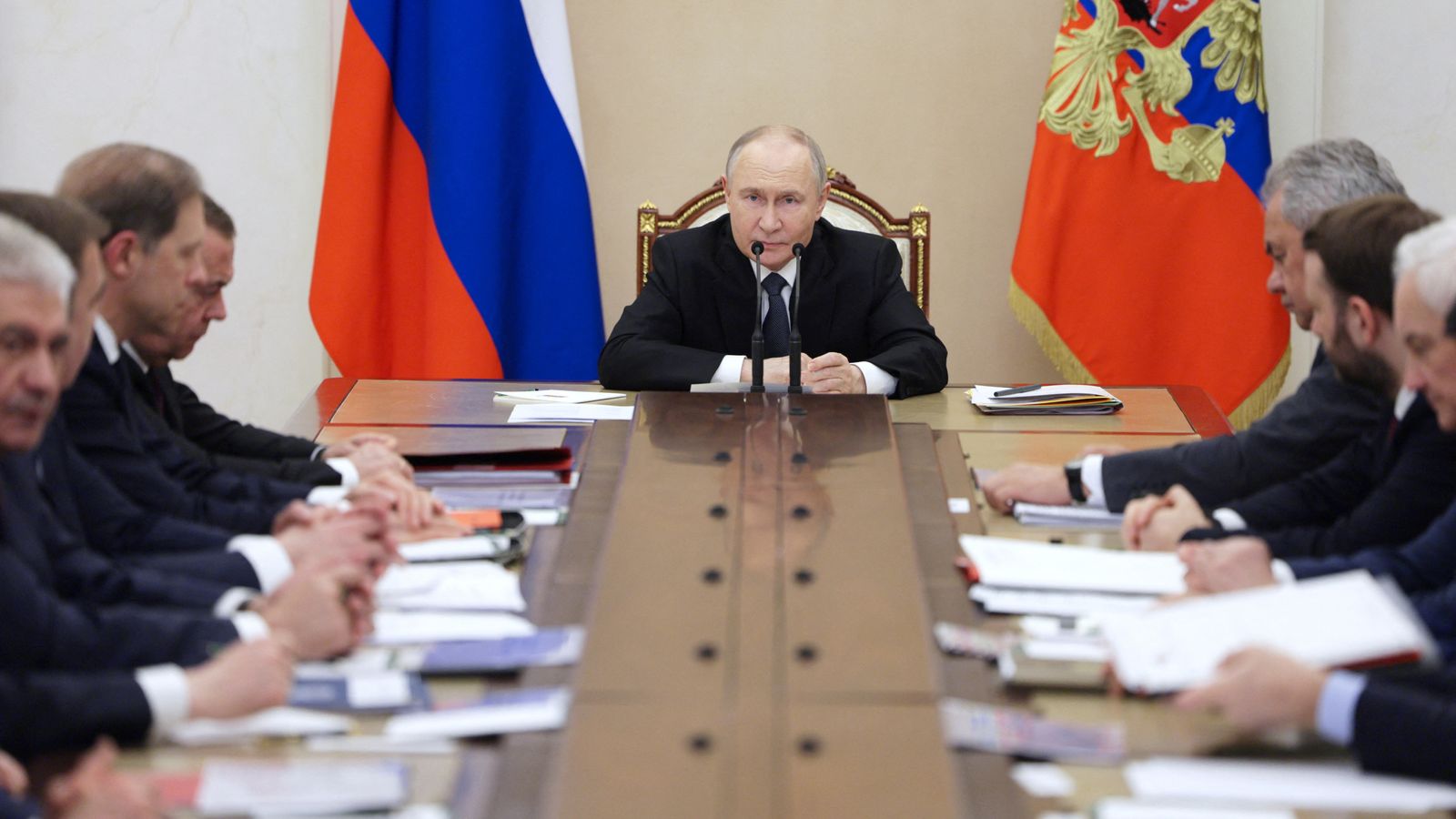 Ukraine war latest: Putin 'offers to halt invasion' along current ...