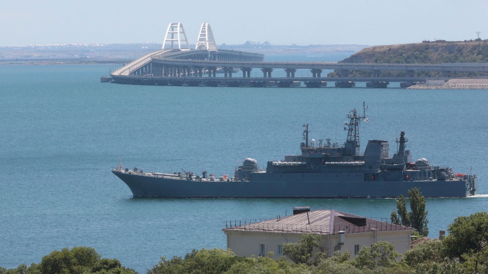 Ukraine war latest: Kyiv hits centre of Russian-annexed Crimea - with ...