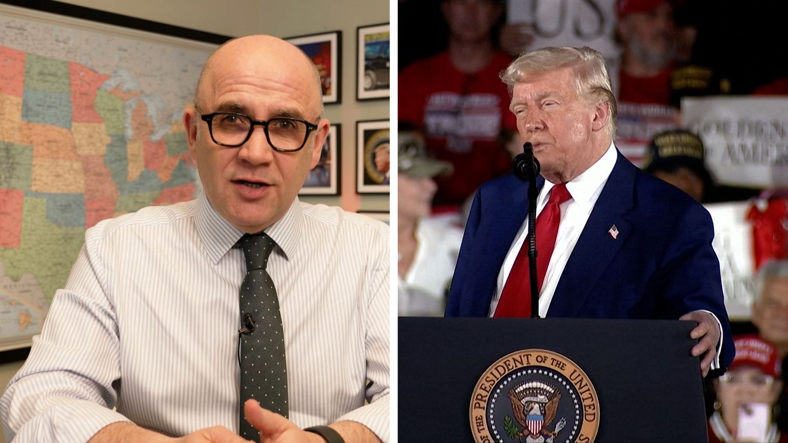 Fact-checking Trump's 100 days rally claims | US News | Sky News