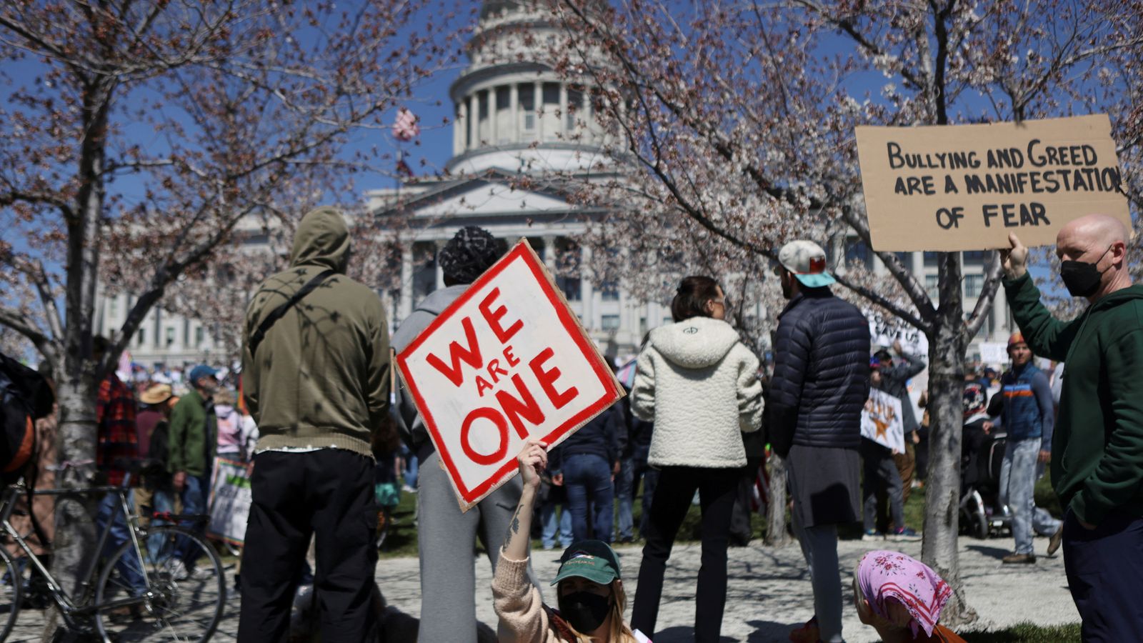 Thousands protest against Donald Trump and Elon Musk at rallies in all ...