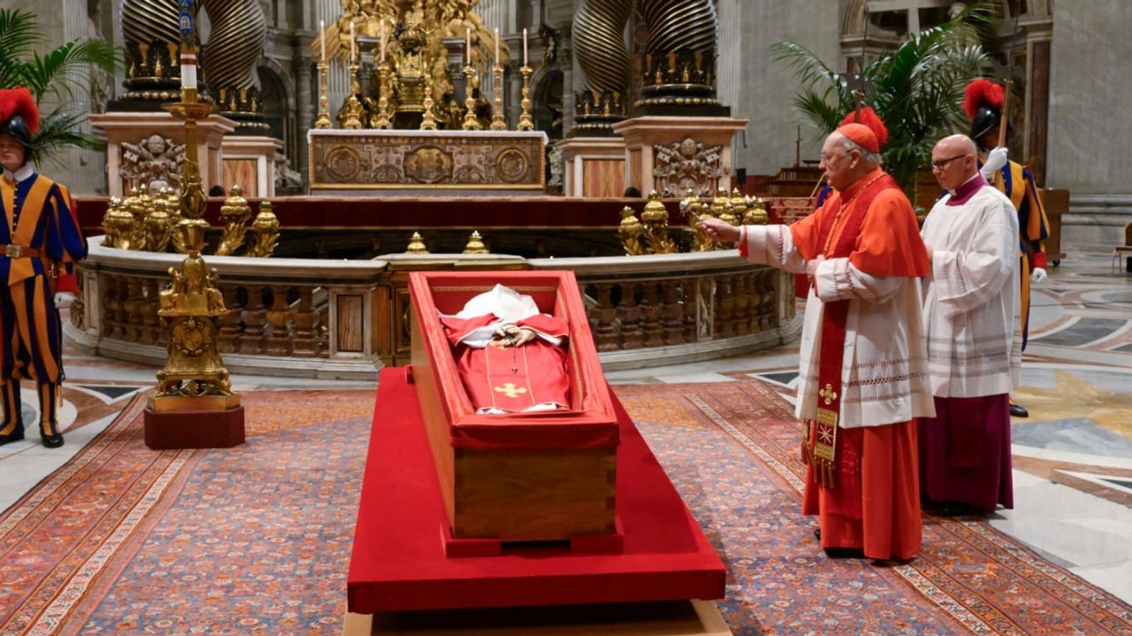 Pope Francis's coffin sealed ahead of funeral | World News | Sky News
