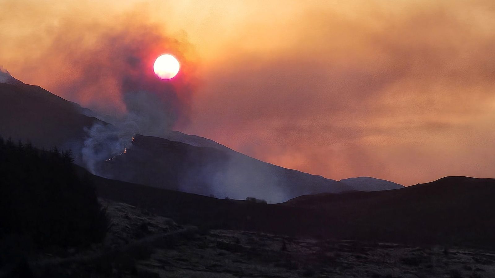 Galloway forest blaze 'under control' - but rescue boss warns 'we are ...