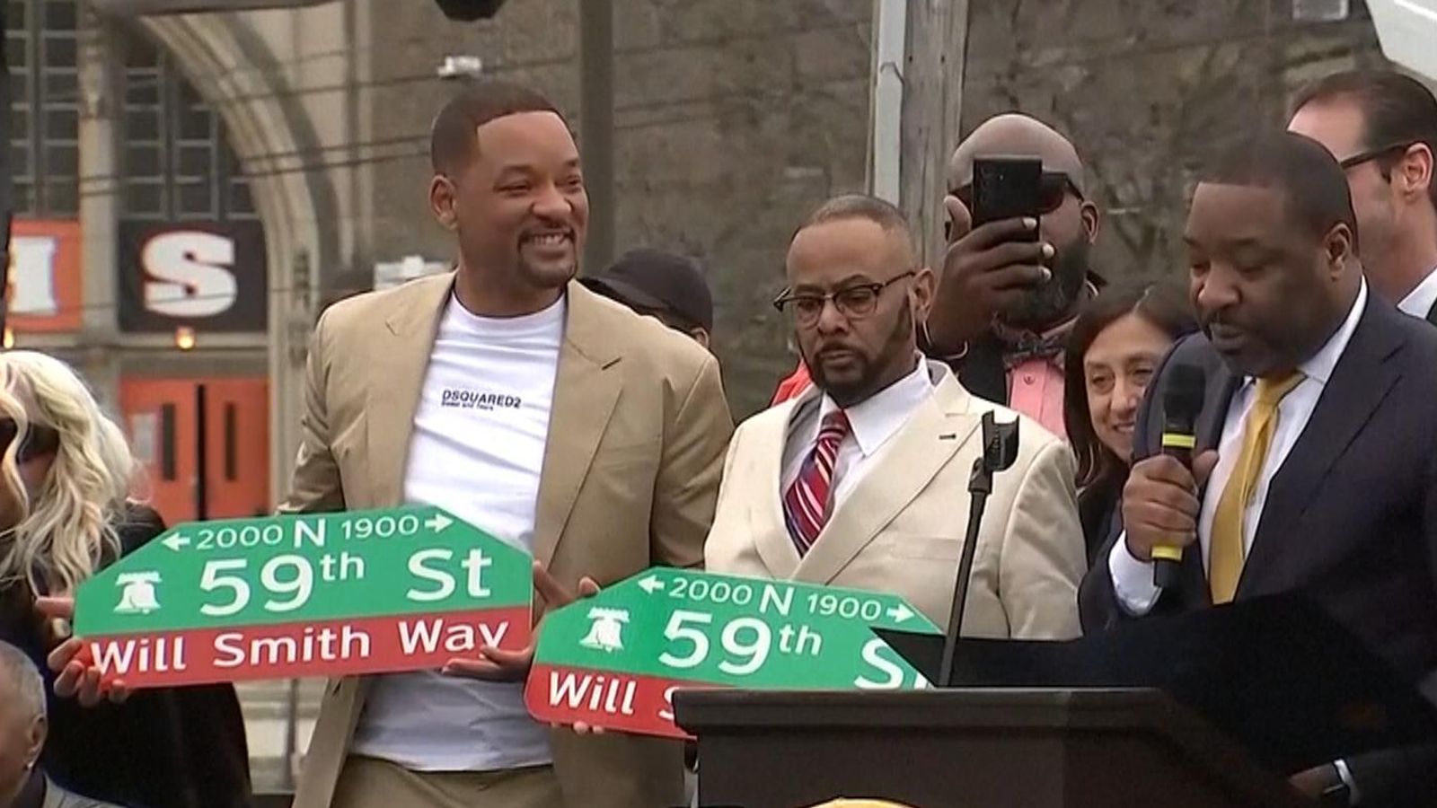 Will Smith: Philadelphia street renamed Will Smith Way in honour of ...