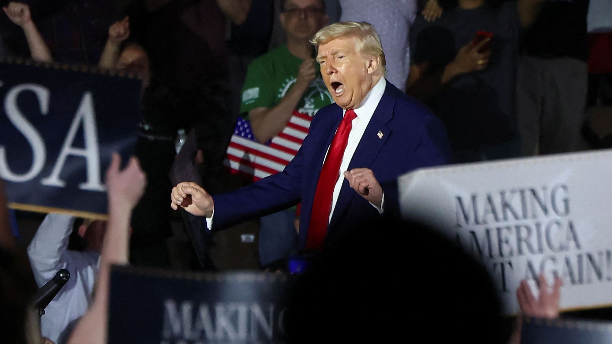 Donald Trump: Fact-checking the president's speech in Michigan | US ...